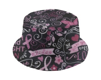 Breast Cancer Bucket Hat - Etsy
