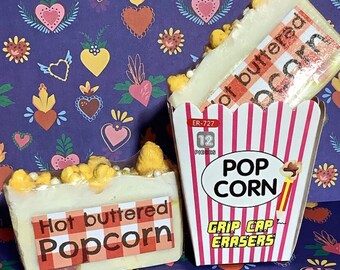 Buttered Popcorn Scented Soap 3 Oz. Bar - Etsy