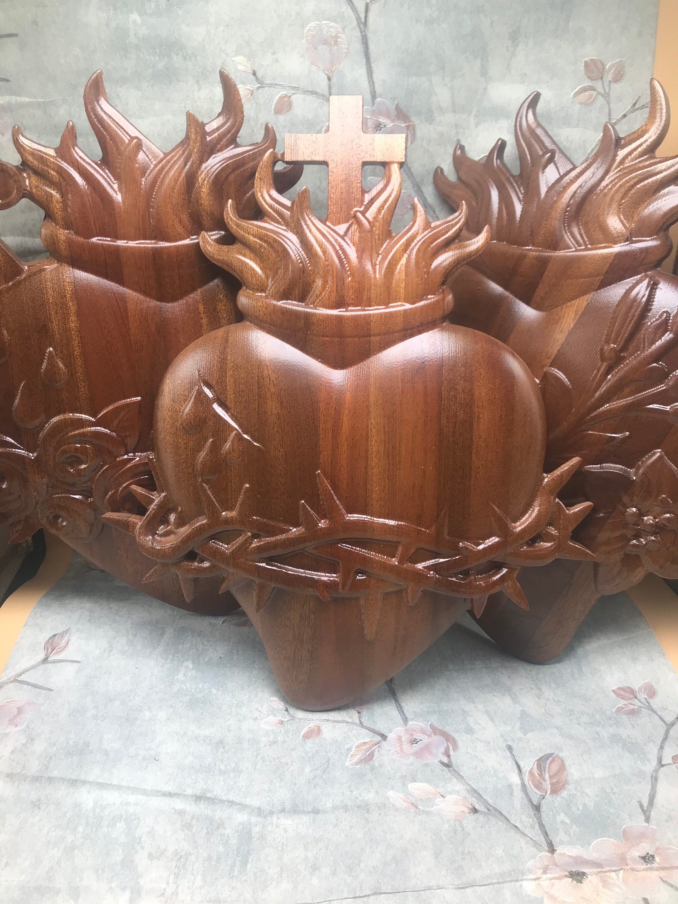 16 Holy Hearts Sacred Heart Immaculate Heart Most Chased - Etsy