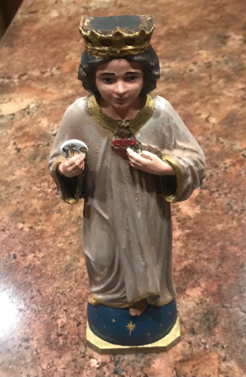 12” Child Jesus Sacred Heart of Jesus Wall Hanging Plaque Statue With ...