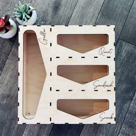 Sandwich Bag Organizer Bag Organizer Kitchen Organizer - Etsy