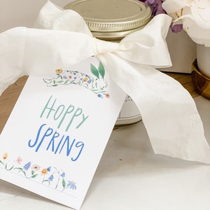 Instant Some Hoppy Spring, Printable Gift Tags, Digital Download - Etsy