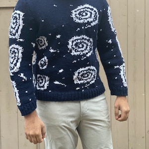 Hand Knitted Galaxy Sweater - Eternal Sunshine of the Spotless Mind ...