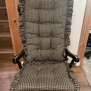 Rocker Cushion Set With Ruffle or Without Ruffle - Etsy