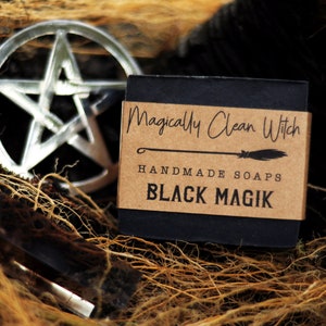 Black Magik Soap Rosemary & Sage. Natural, Vegan, Body Bar for ...