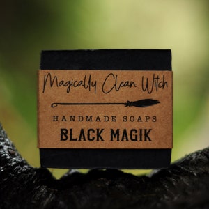 Black Magik Soap Rosemary & Sage. Natural, Vegan, Body Bar for ...