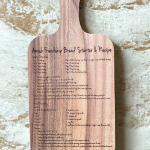Personalized Recipe Cutting Board, Handwritten Family Recipe Engraved ...