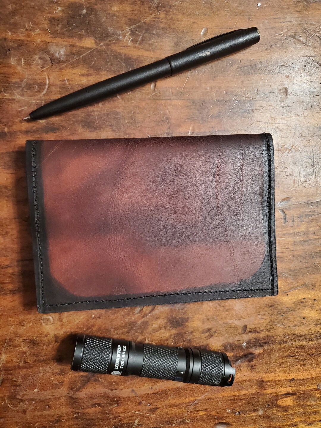 Small Leather Notebook Cover With Note Book - Etsy