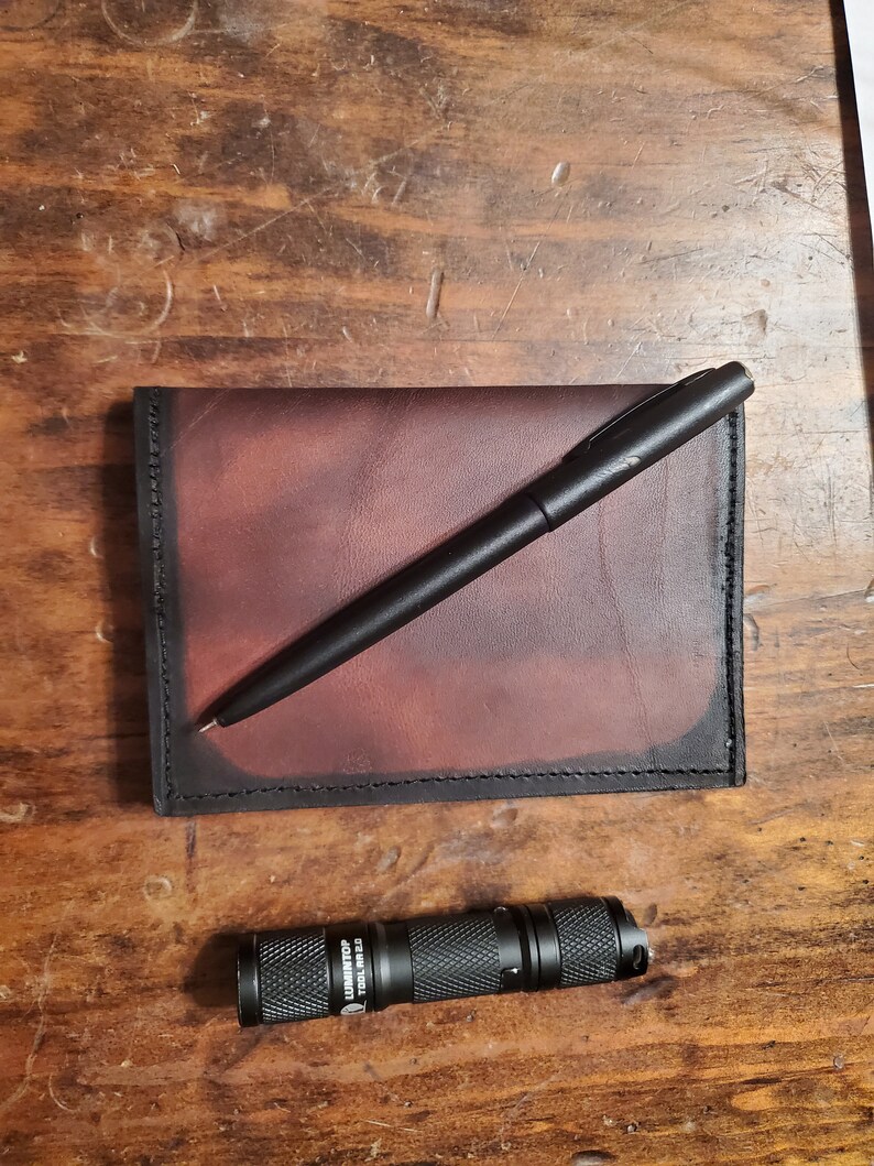 Small Leather Notebook Cover With Note Book - Etsy