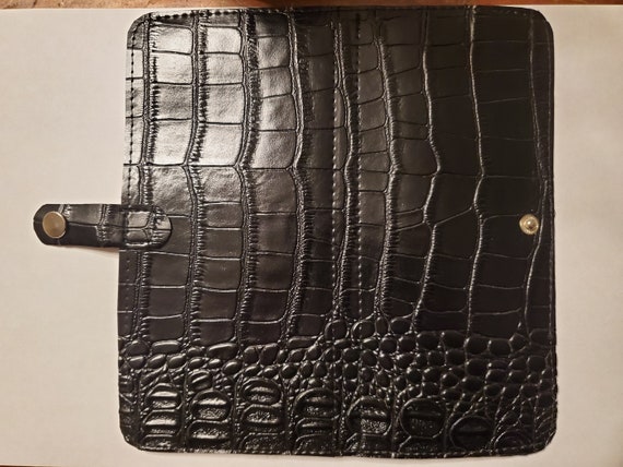 Alligator Leather Printed Long Wallet - Etsy