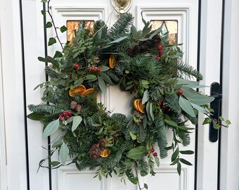 Pre Order Luxury Christmas Wreath - Etsy UK