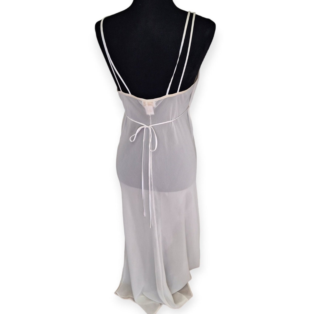 90s Flora Nikrooz Chemise Sheer Slip Nightgown Romantic Fairy
