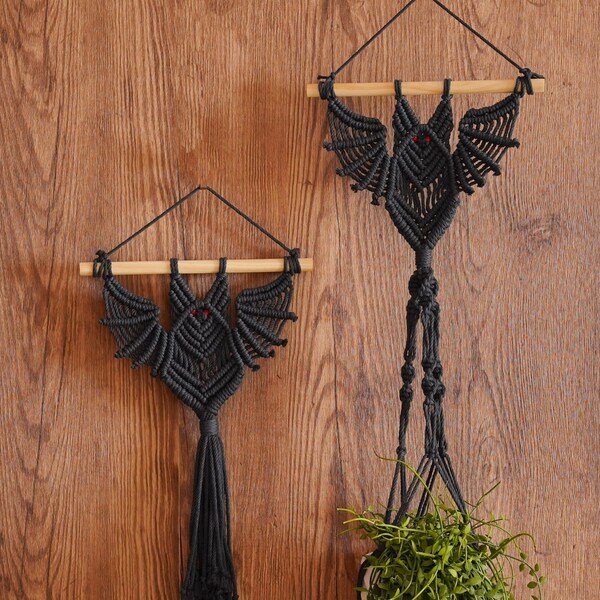 Macrame Bat - Etsy