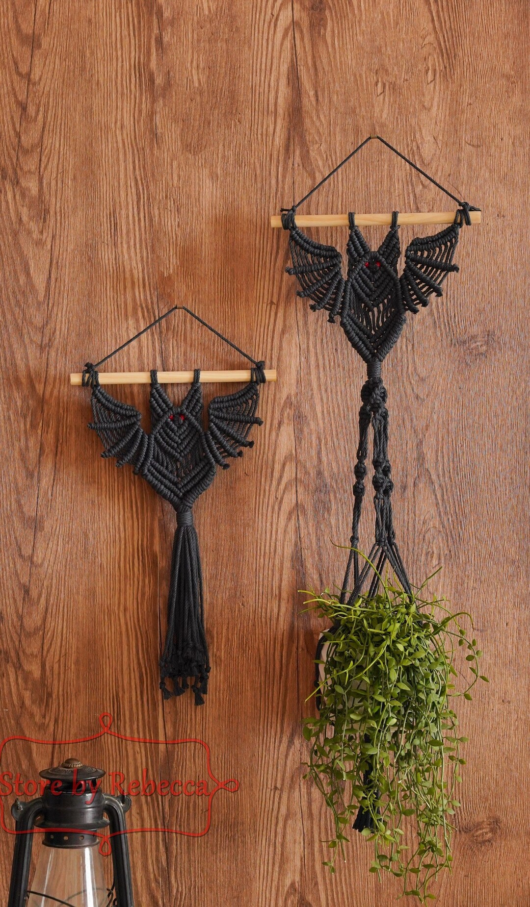 Gothic Macrame Bat Macrame Wall Hanging Boho Bedroom Decor - Etsy