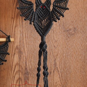 Gothic Macrame Bat Macrame Wall Hanging Boho Bedroom Decor - Etsy