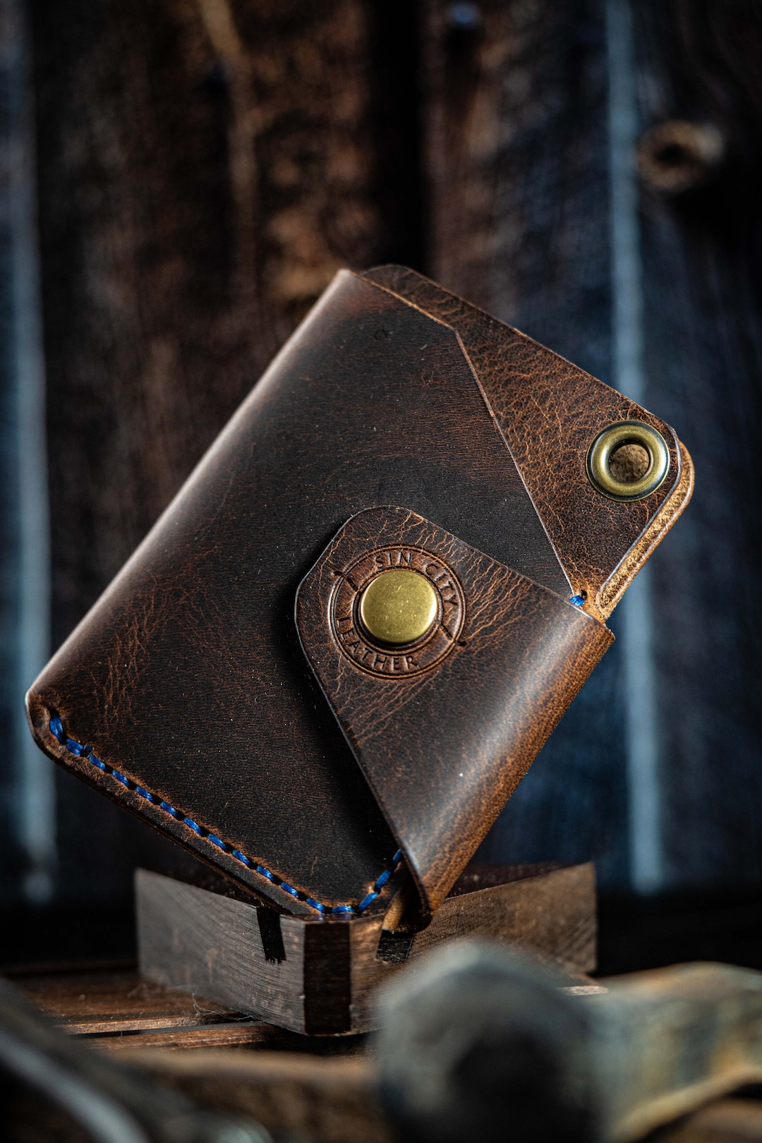 The Rat Pack Handmade Leather Wallet Everyday Carry - Etsy