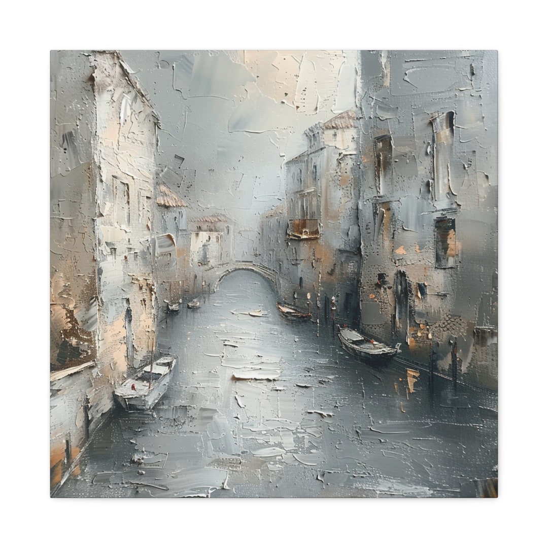 Abstract Wall Art of Venice, Italy, Canal, Canvas Gallery Wraps - Etsy