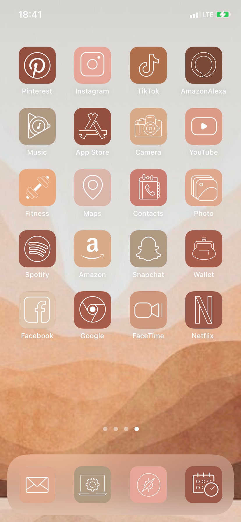 Boho Aesthetic iPhone Ios 14 App Icons 24 App Pack - Etsy