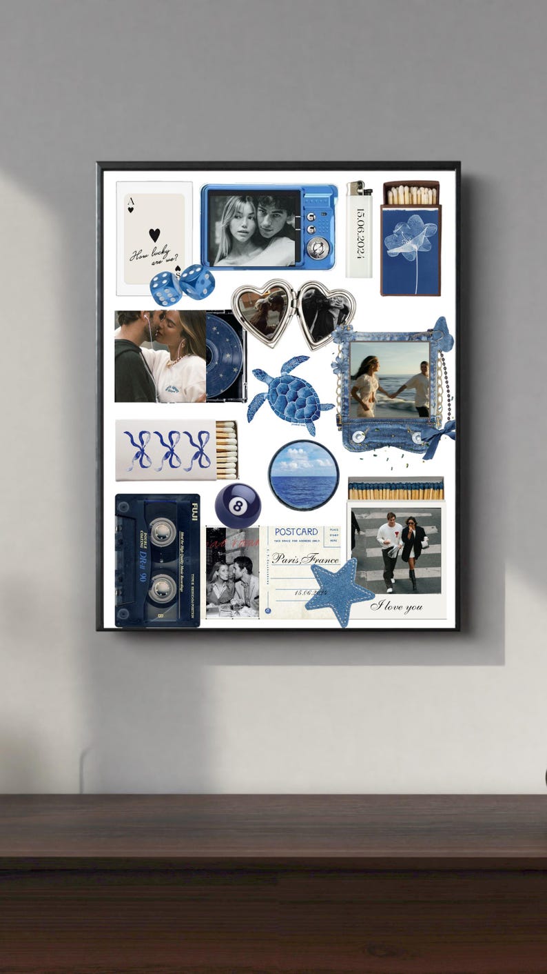 Editable Matchbox Art Poster, Personalized Anniversary Gift (digital ...