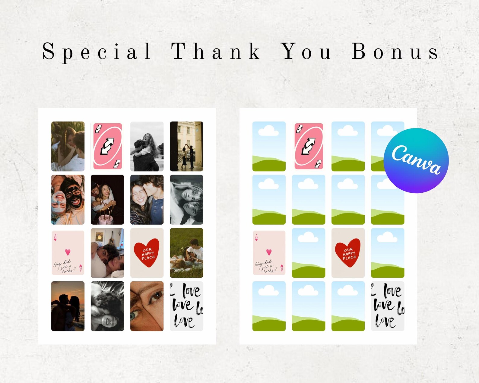 Matchbook Custom Photo Collage Template Retro Wall Art Editable Canva ...