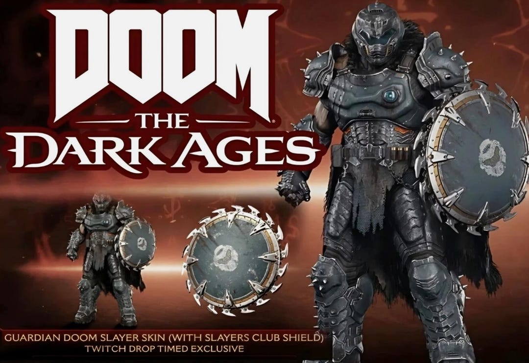 Doom: the Dark Ages | Slayer Guardian Skin & Shield - Etsy