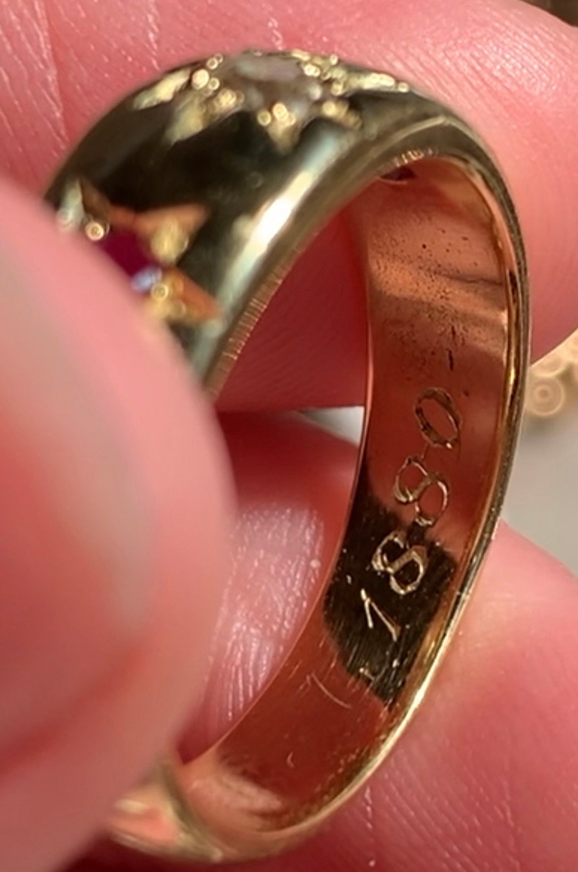 Gypsy Ring, 18ct Gold - Etsy