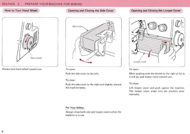 Janome My-lock 134D Overlock Sewing Machine Manual (PDF Download) - Etsy