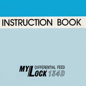 Original Janome My-lock 134D Series Overlock. - Instant PDF Download ...