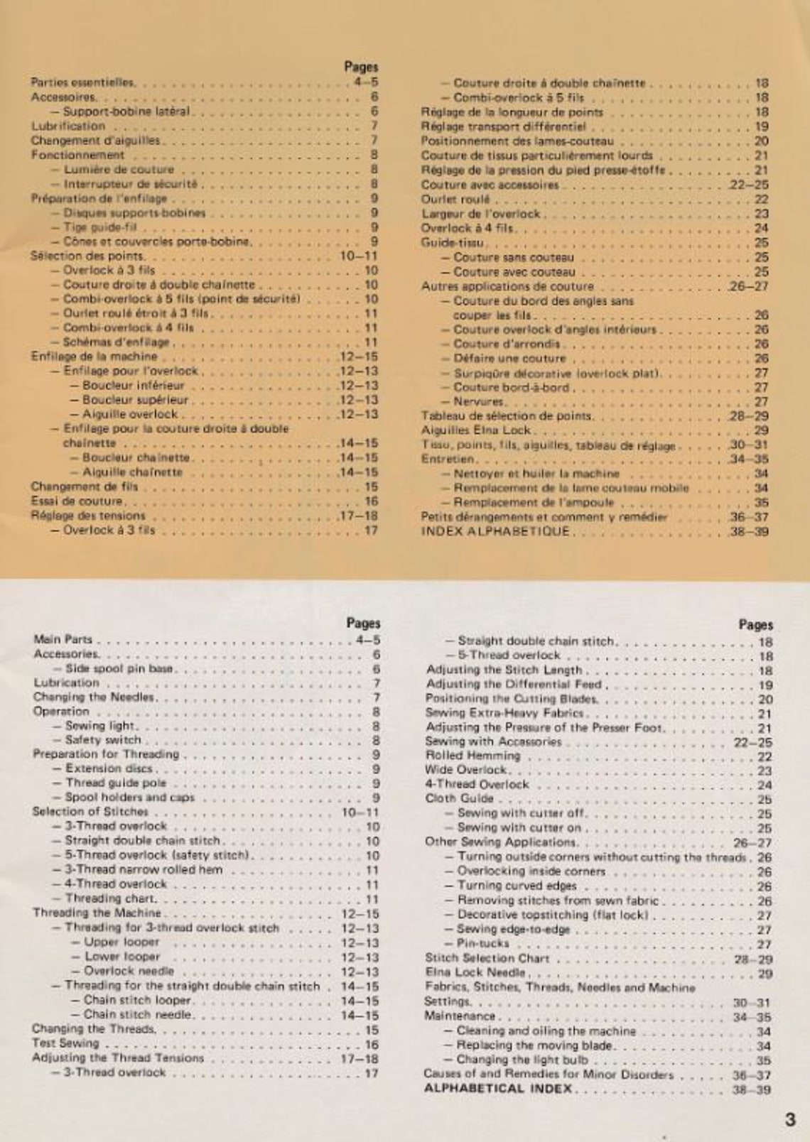 Elna L-5D Overlocker Sewing Machine User Manual (PDF) - Etsy