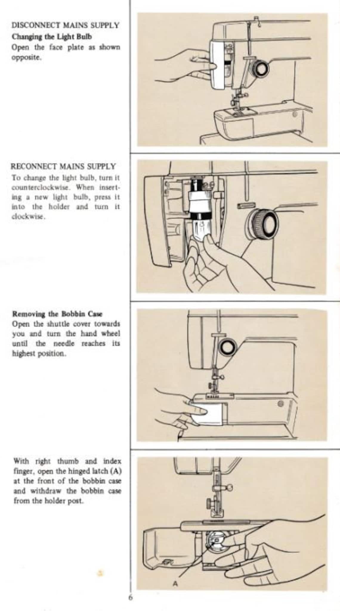 Original Toyota 5000 Series Sewing Machine Manual - Etsy