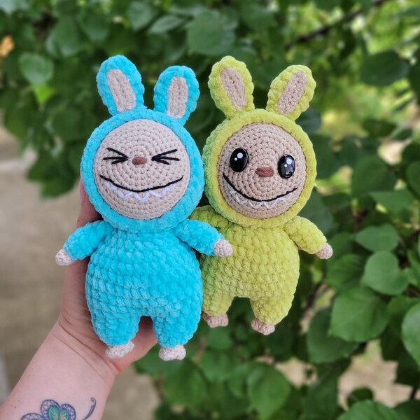 Labubu Dolls Rainbow Plushie - Etsy