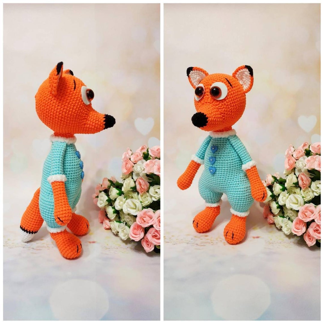 Fox Crochet Pattern Amigurumi Pattern Stuffed Animal Pattern Crochet ...