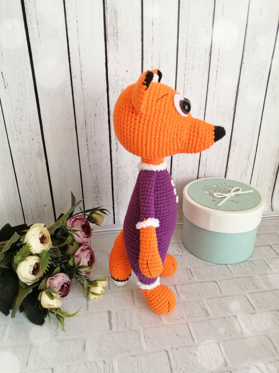 Fox Crochet Pattern Amigurumi Pattern Stuffed Animal Pattern Crochet ...