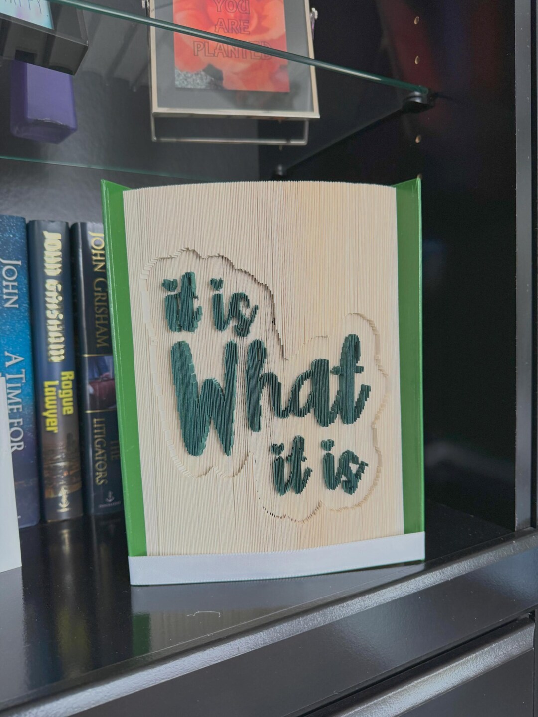 It is What It is Book Folding Pattern (digital Download) - Etsy