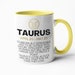 Taurus Star Sign Taurus Mug Cup Taurus Gift Ideas Taurus - Etsy