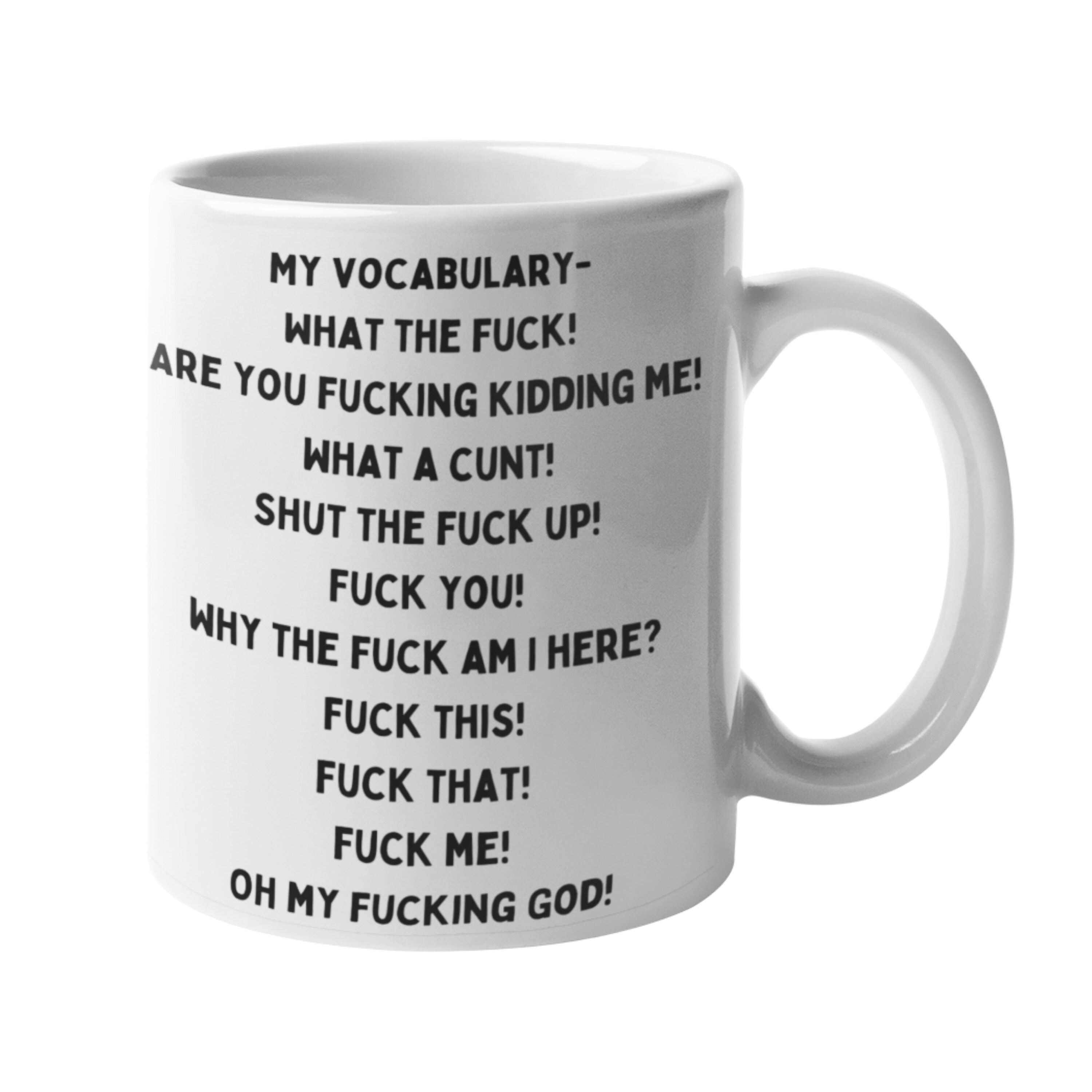 Funny Swear Mug Fuck Off Mug Cunt Mug Novelty Coffee Etsy