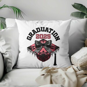 Gothic Graduation Cap PNG Senior 2025 Png Spider Web Clipart, Black ...