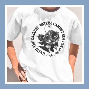 Anglerfish PNG | Sublimation Design | Inspirational Quote | Deep Sea ...