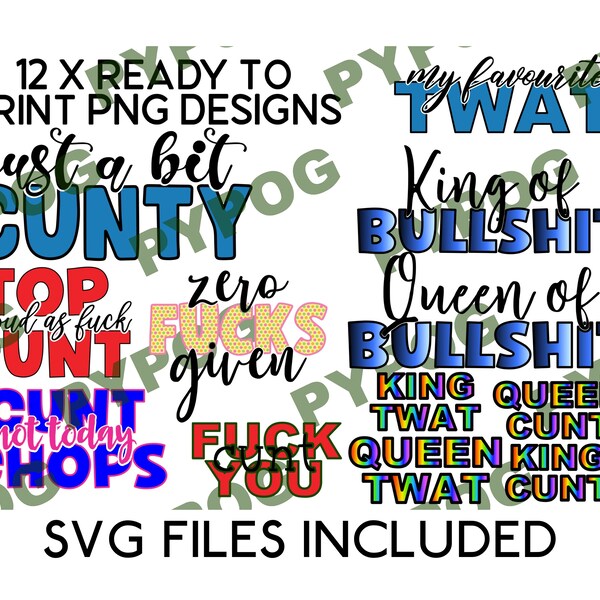 Rude Sublimation Designs - Etsy