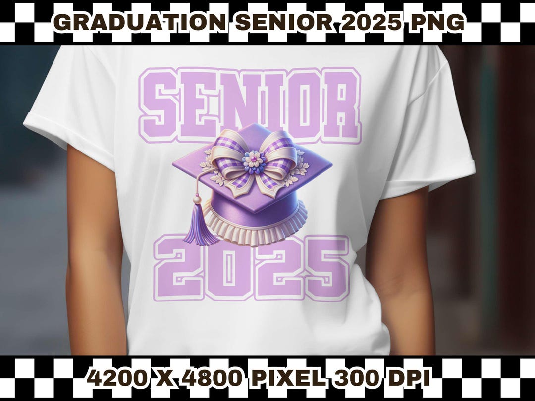 Senior 2025 PNG, Graduation PNG, Lilac Senior Design, Coquette Bow ...