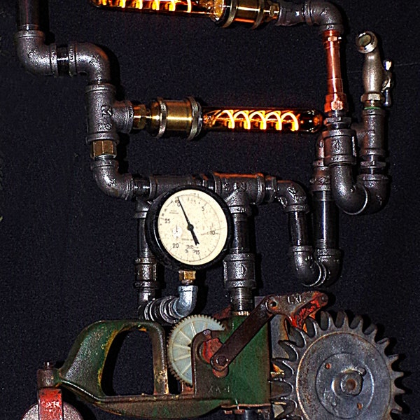 Steam Punk Lamp - Etsy