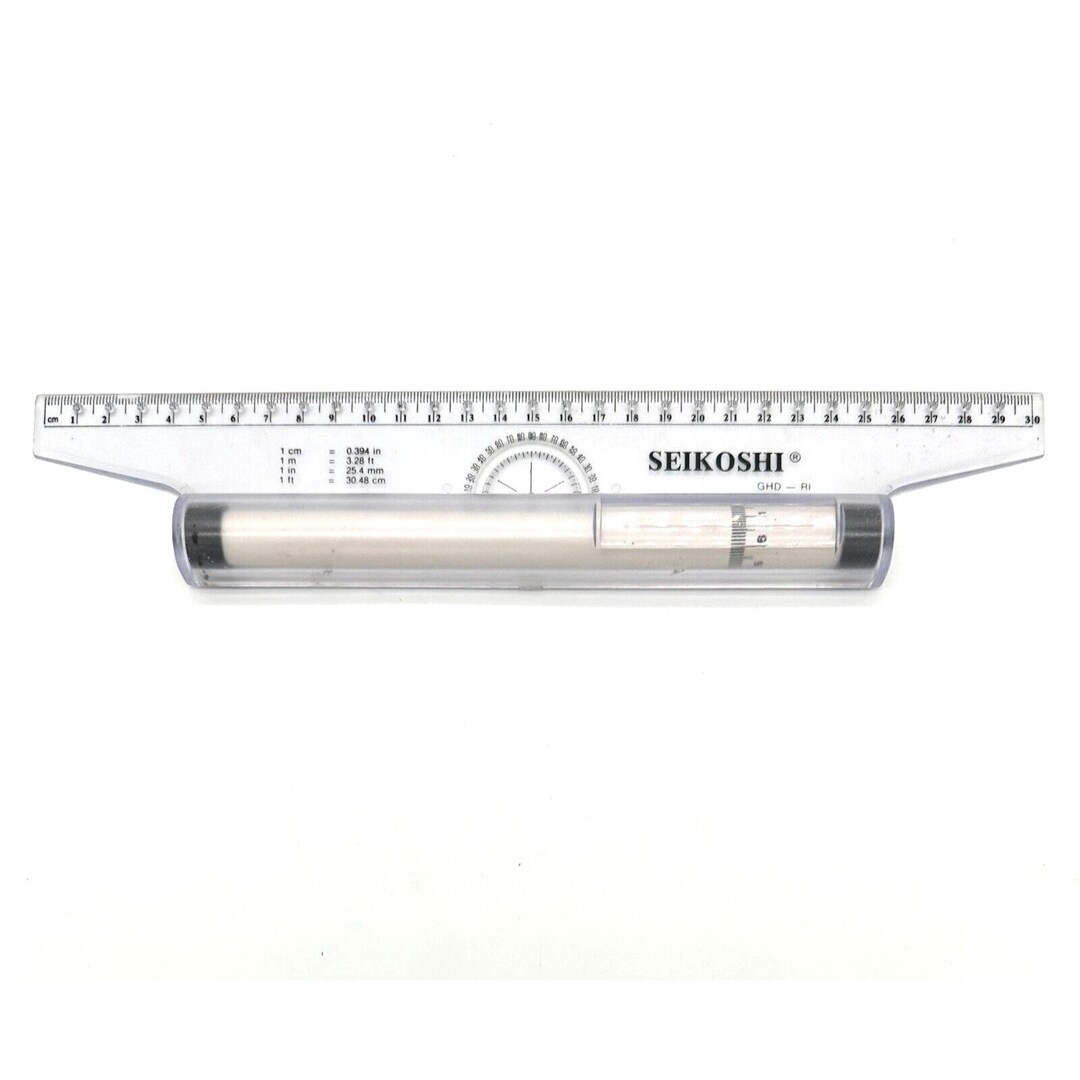 Vintage SEIKOSHI Parallel Rolling Ruler 30cm - Etsy
