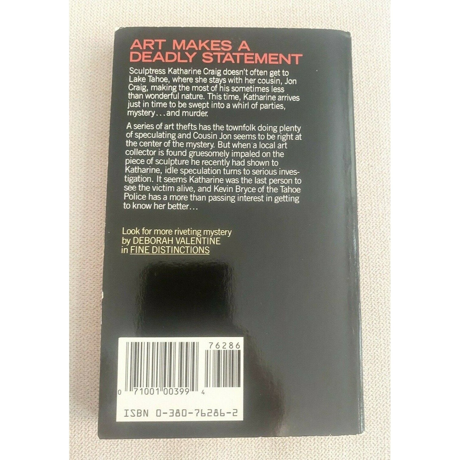 UNORTHODOX METHODS by Deborah Valentine 1989 Avon Books - Etsy