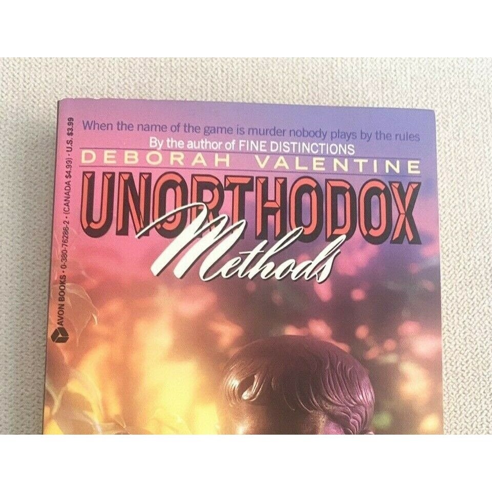 UNORTHODOX METHODS by Deborah Valentine 1989 Avon Books - Etsy