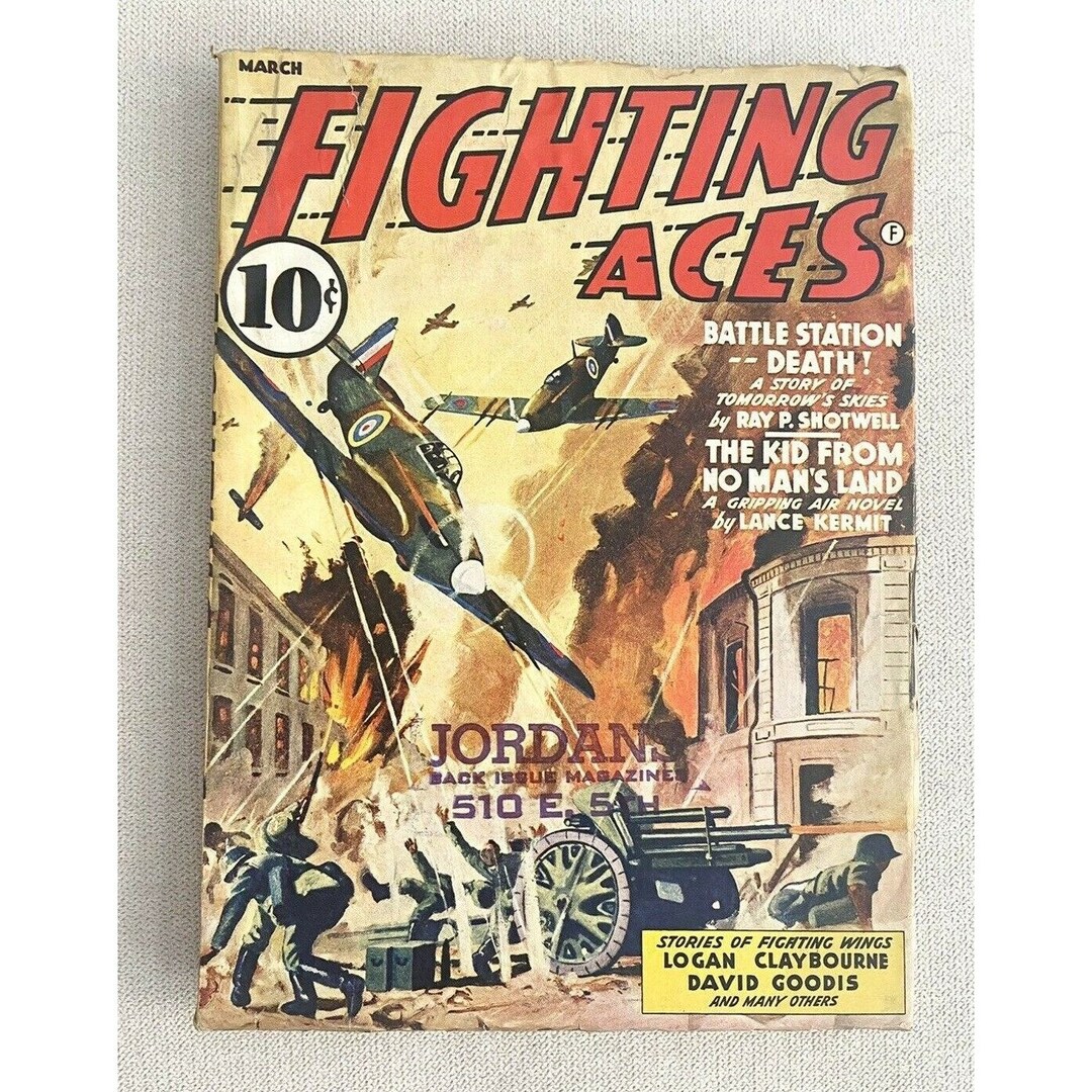 Vintage Rare Fighting Aces March 1942 Volume 4 1 Hard to Find SC36 - Etsy