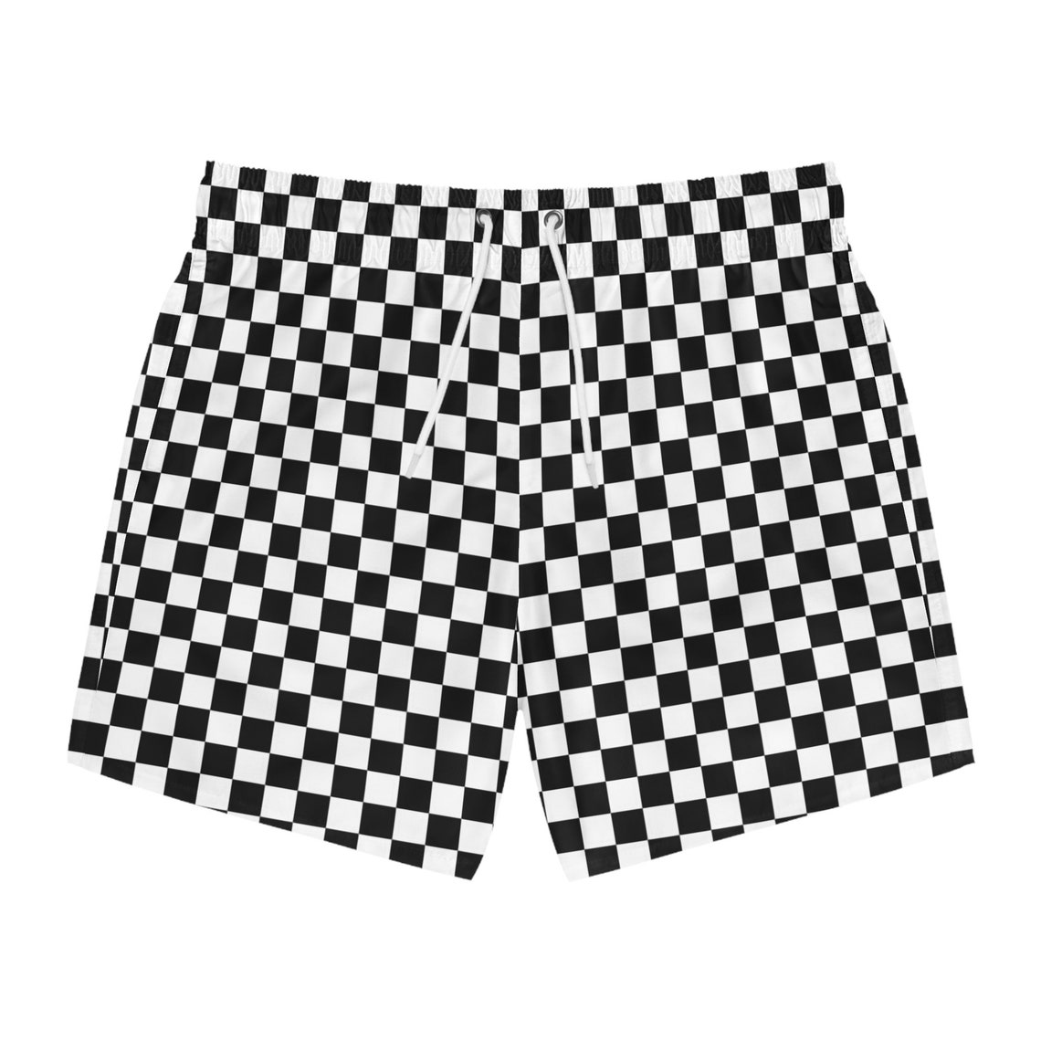SKA STUFF | Black and White Checkers | Swim Trunks - Etsy