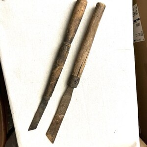 Primitive Farm Chisels/rustic Tools- Set of Two - Etsy
