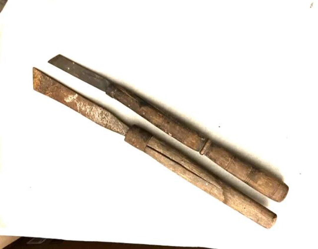 Primitive Farm Chisels/rustic Tools- Set of Two - Etsy