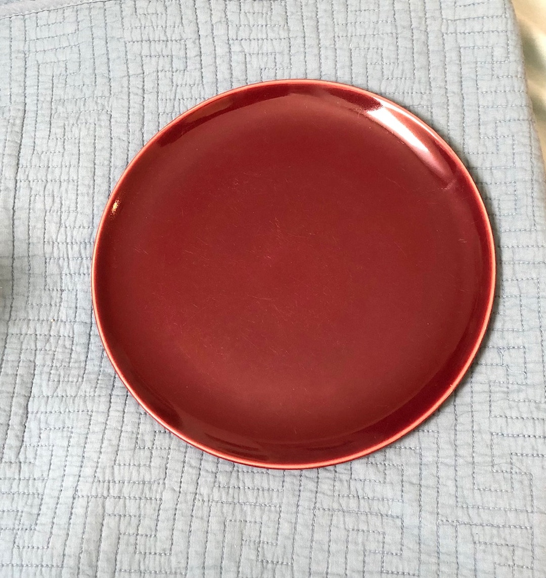 Red or Gray Mid-century Ballerina China Plates - Etsy