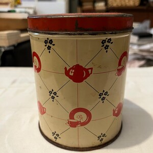 Charming Vintage Kitchen Storage Tin: 1950s - Etsy